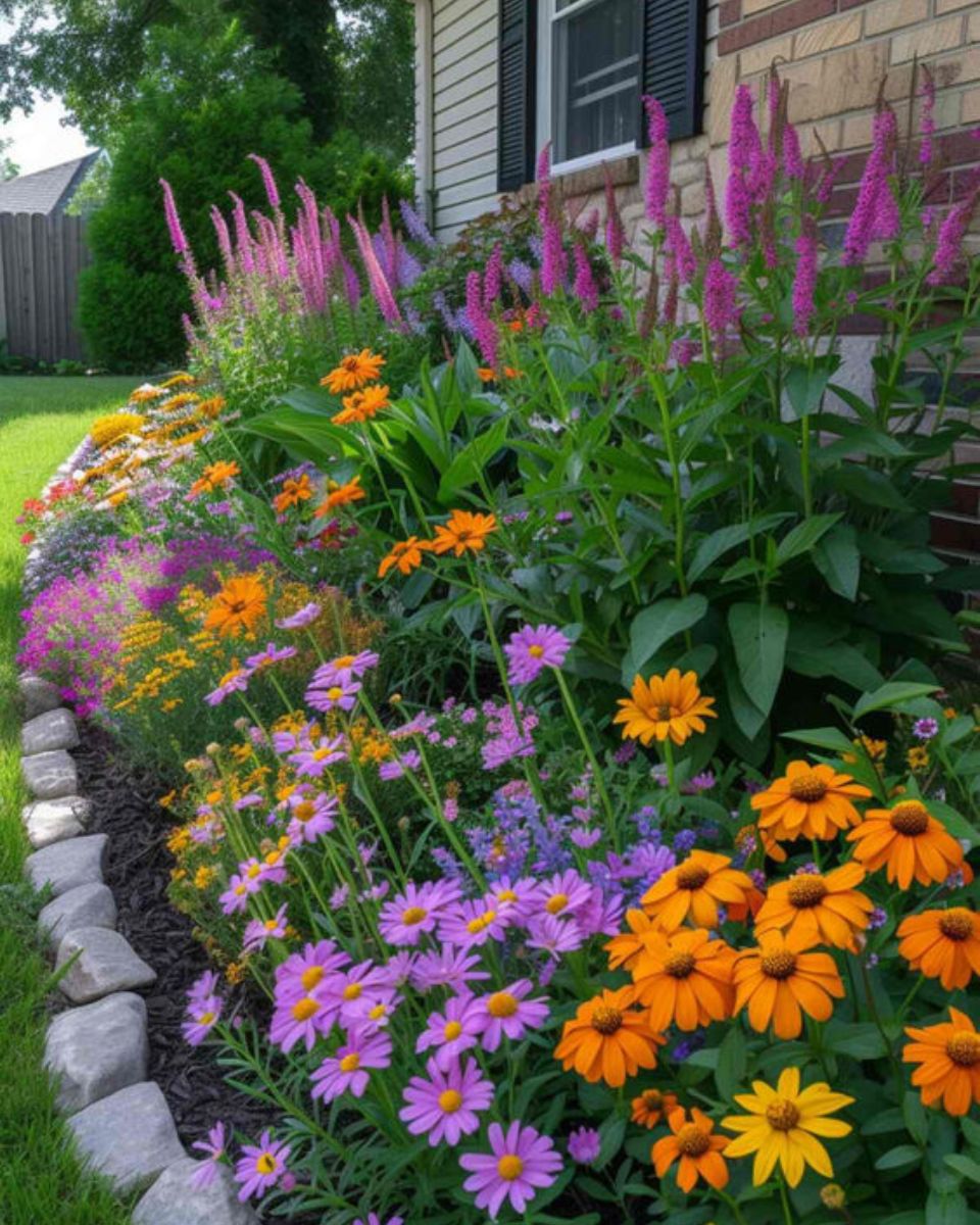 8 super low maintenance but eye-catching perennial garden designs for ...