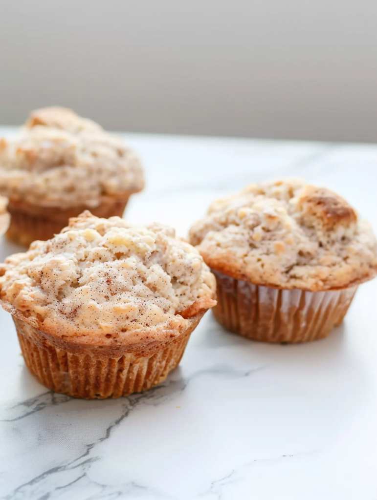 Easy Cottage Cheese Cinnamon Muffins - Extremely Soft & Moist