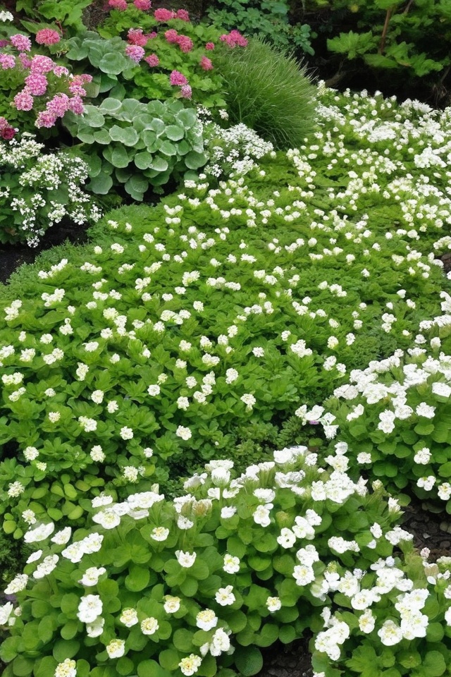 6 Ground Cover Plants With White Flowers