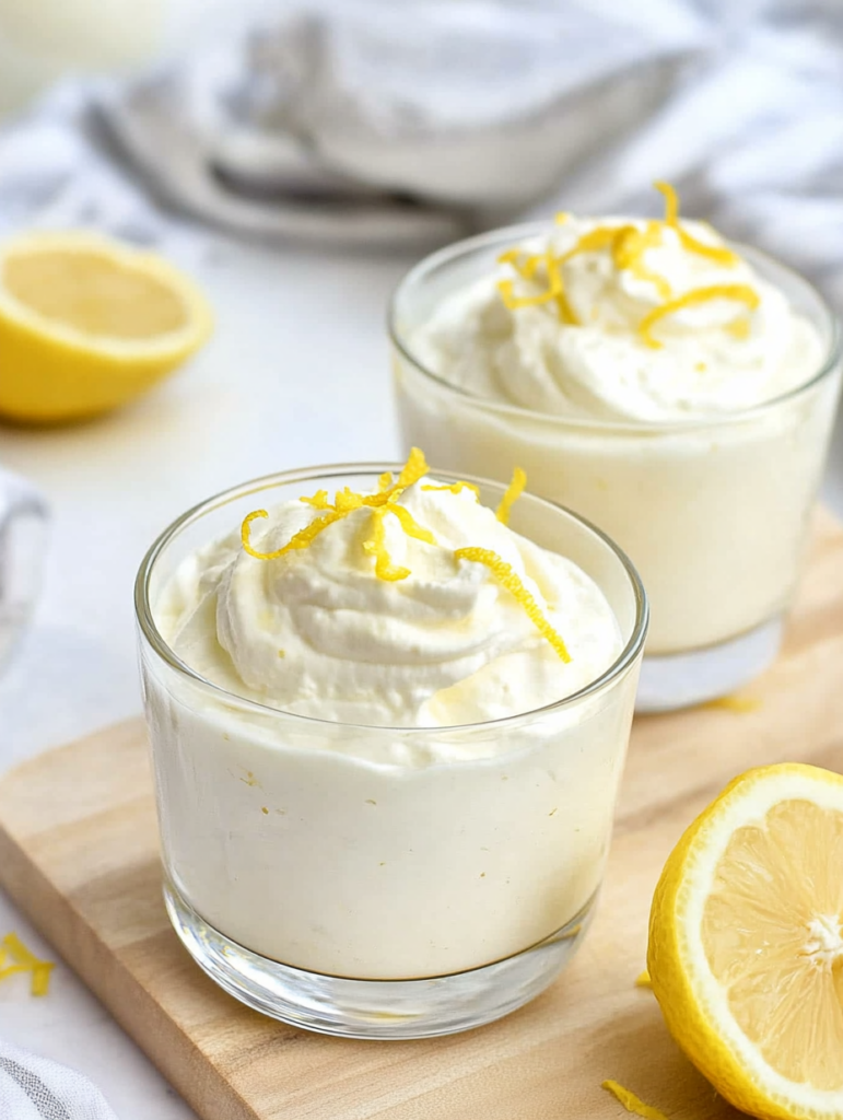 Easy Cottage Cheese Lemon Mousse