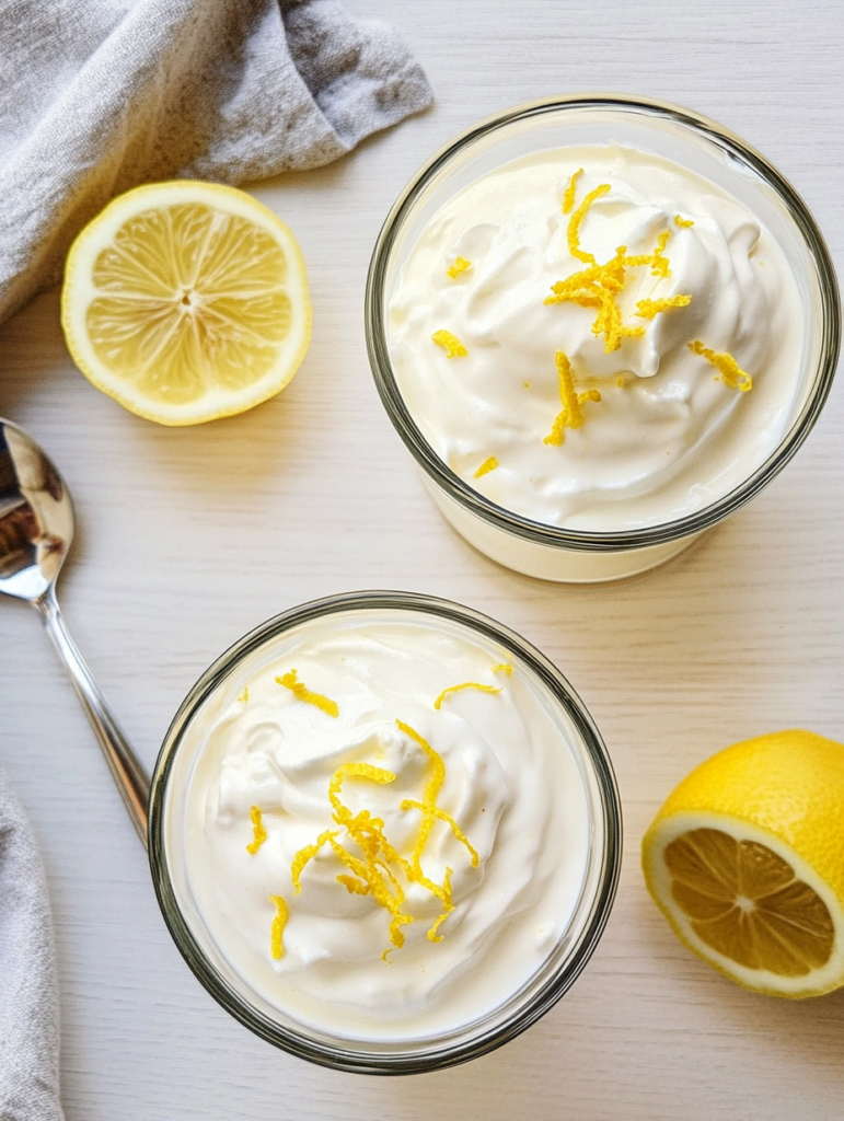 Easy Cottage Cheese Lemon Mousse