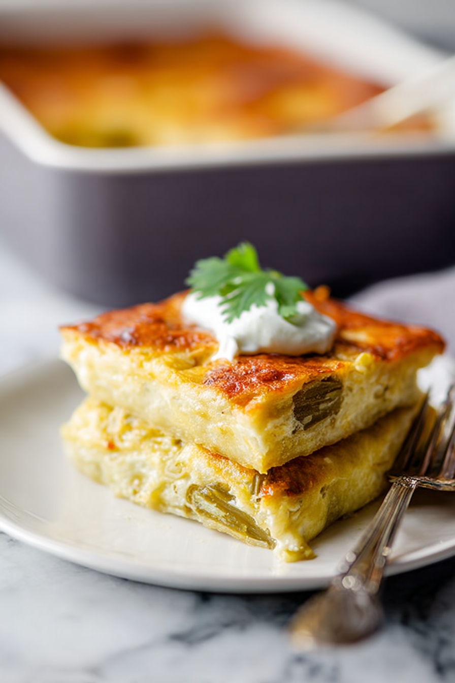 Savory Hatch Chile Relleno Casserole
