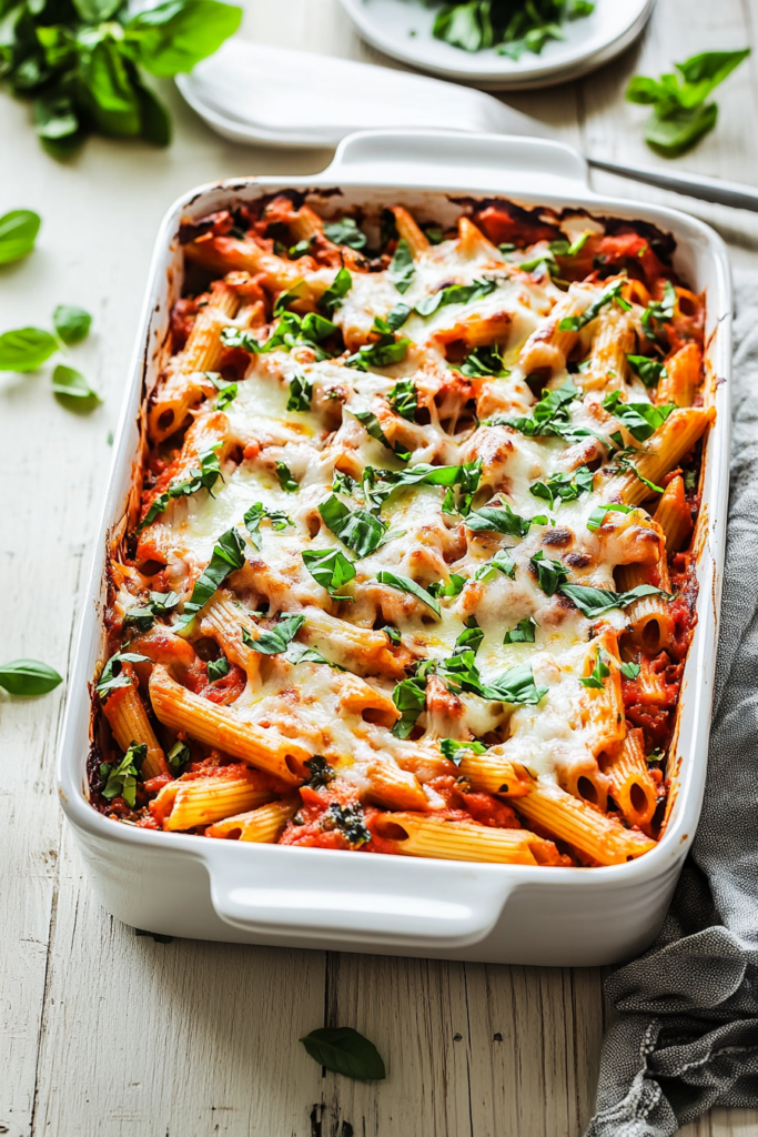 Easy Cottage Cheese Pasta Bake