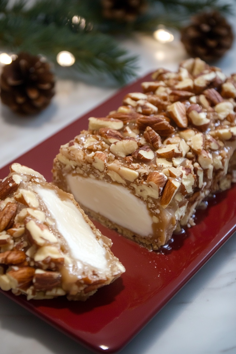 Easy Christmas Pecan Log Rolls