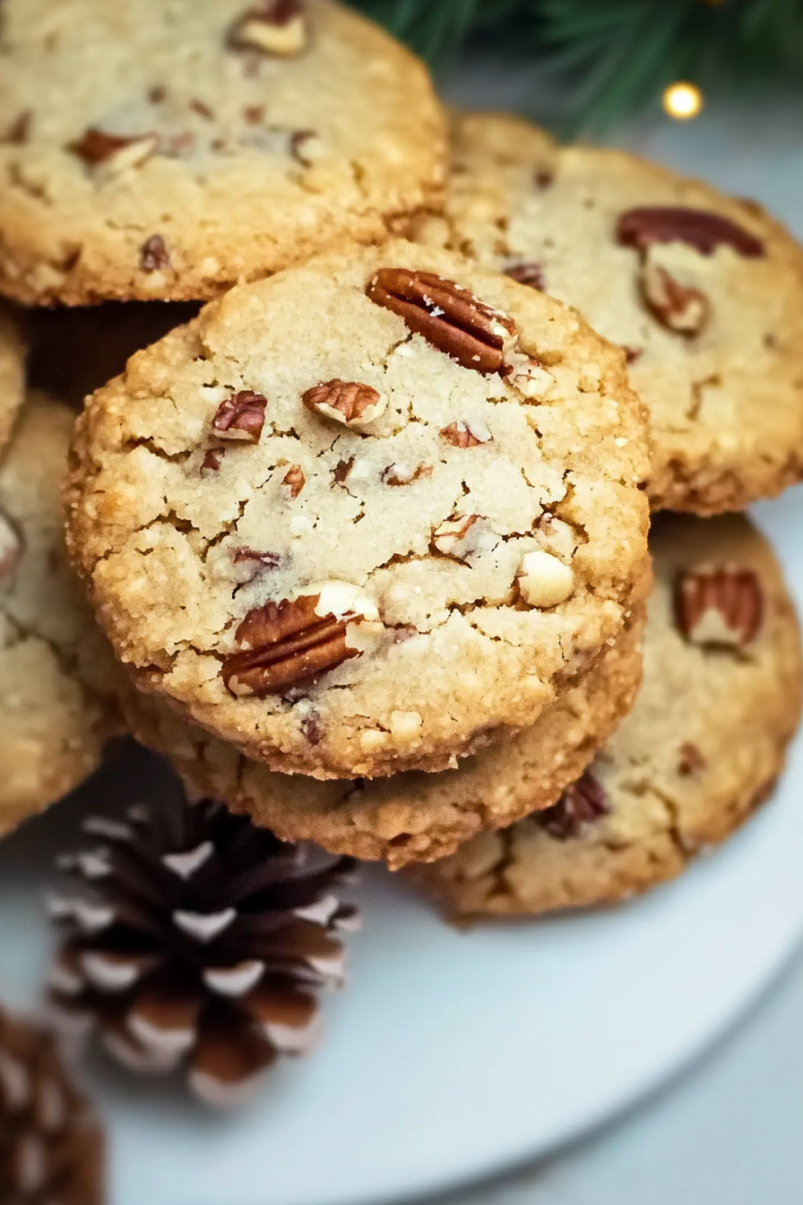 Best Toffee Pecan Christmas Cookies