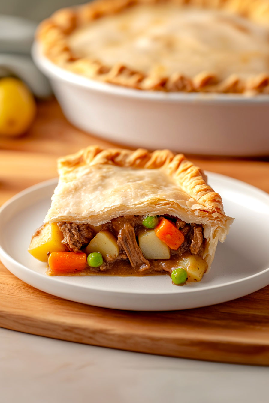 Savory Beef Stew Pot Pie
