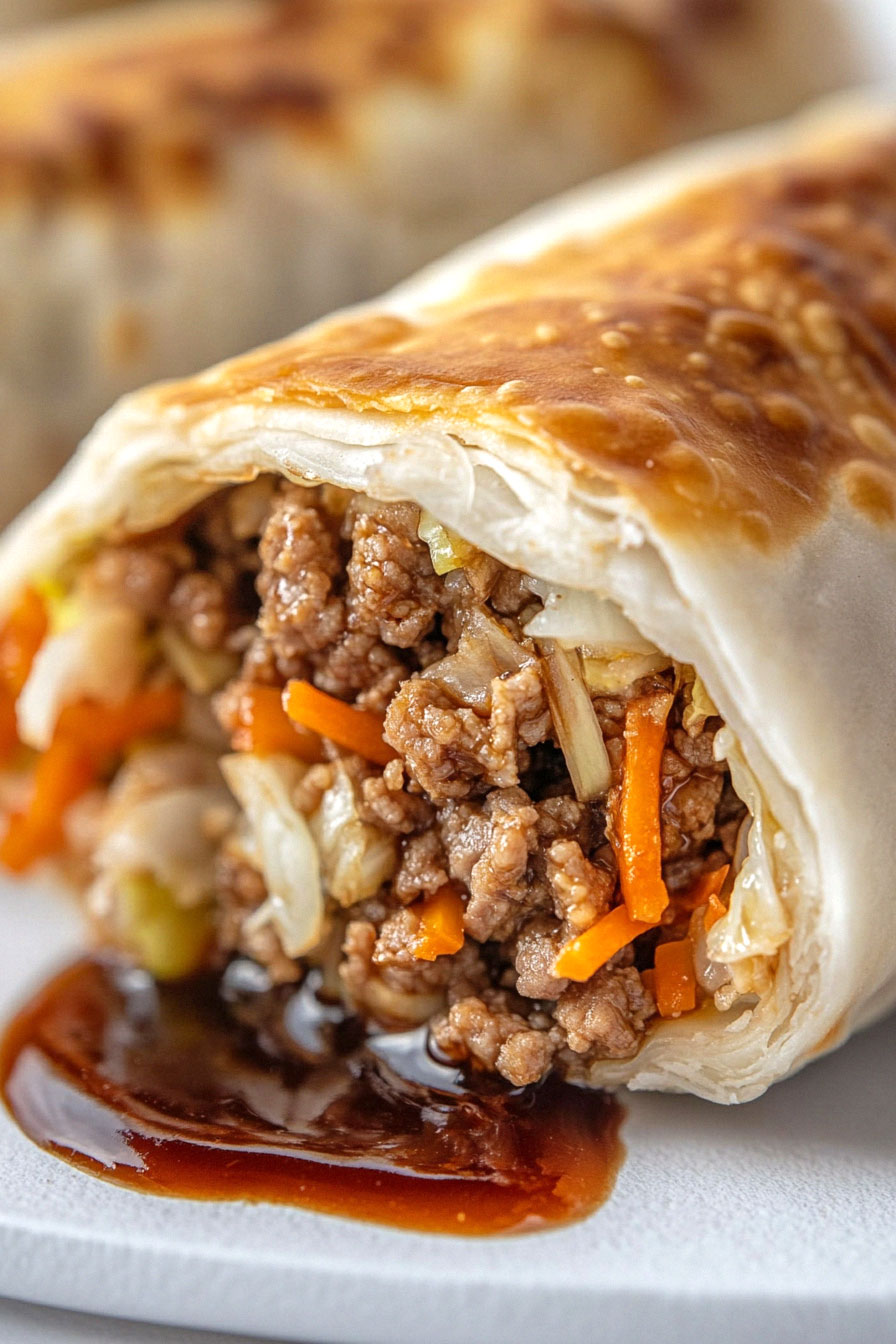 Easy Ground Lamb Egg Rolls Recipe