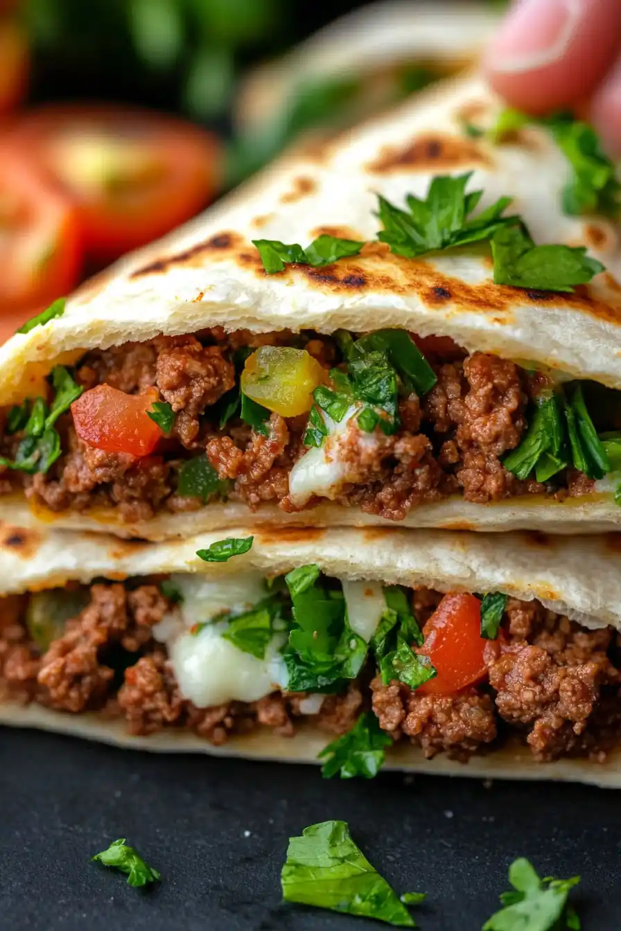 Savory Ground Lamb Pita Pockets