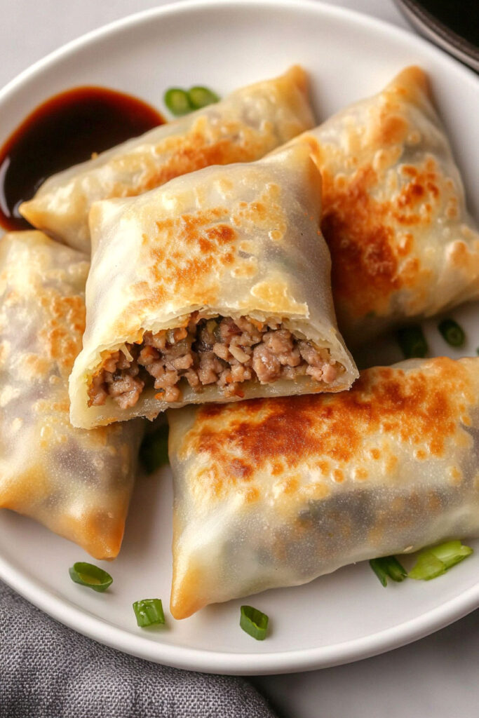 Easy Ground Lamb Egg Rolls Recipe