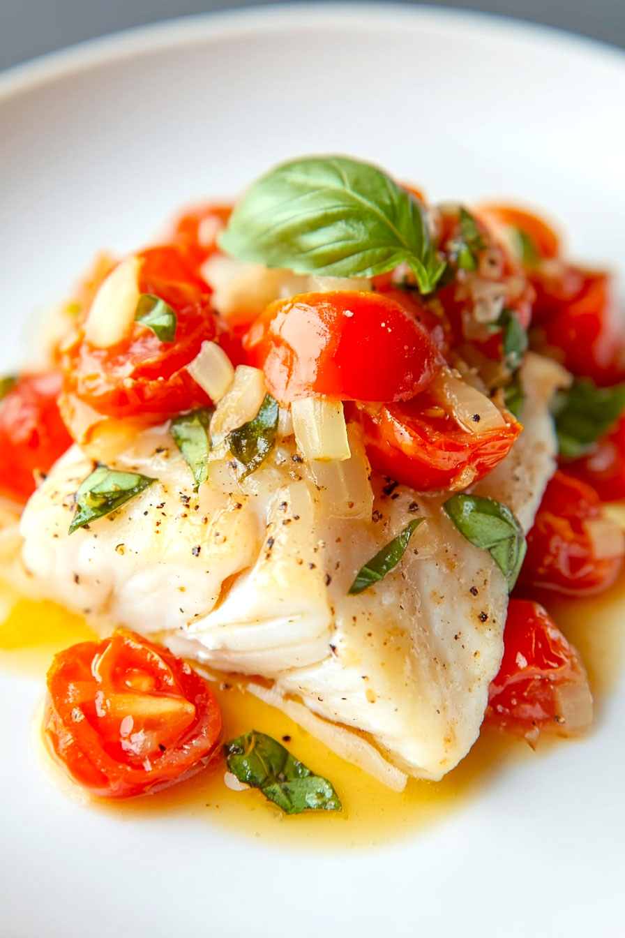 Quick Baked Cod in Foil Packets