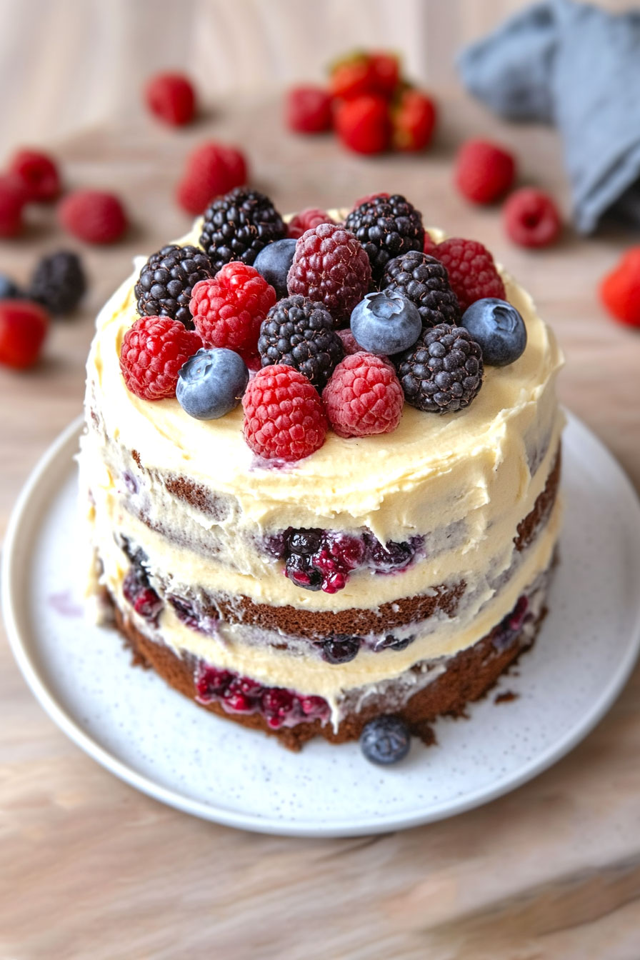 Homemade Panettone Layer Cake