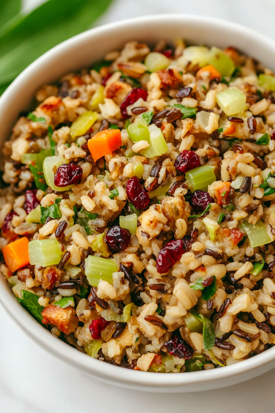 Gourmet Wild Rice Chestnut Stuffing