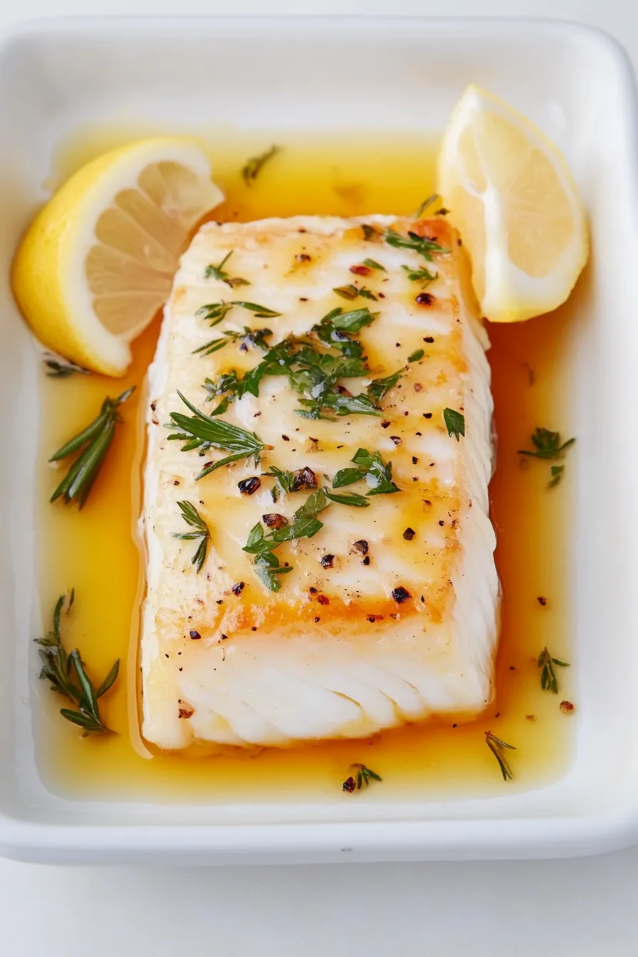 Juicy Baked Cod with Olive Oil