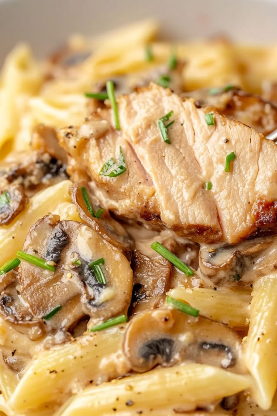 Savory Pork Loin Pasta