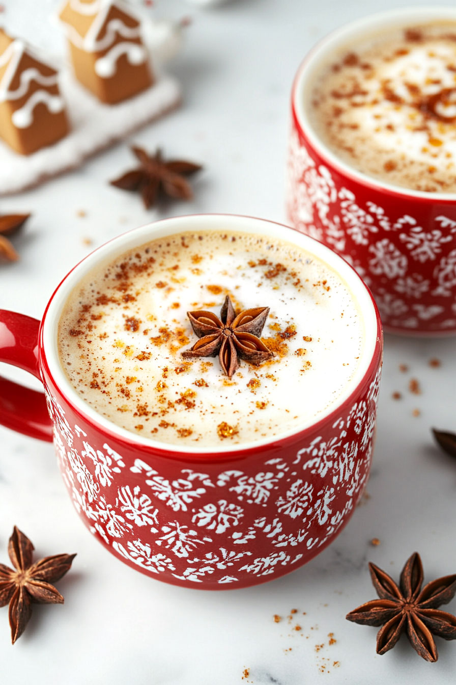 Creamy Vanilla Gingerbread Latte