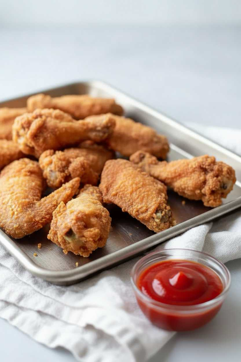 Flavorful Deep Fried Chicken Wings