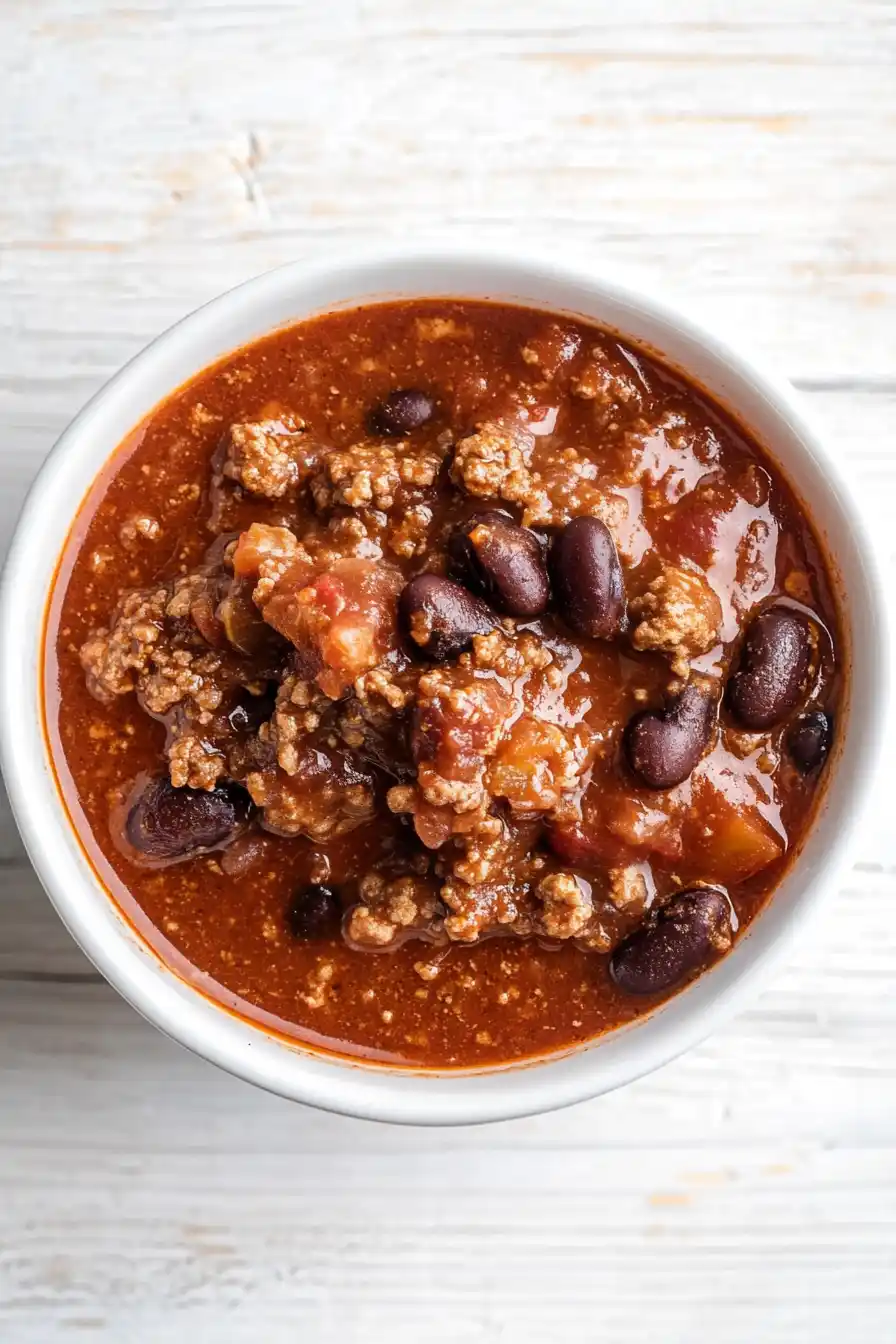 Healthy Chili Recipe with Dried Beans