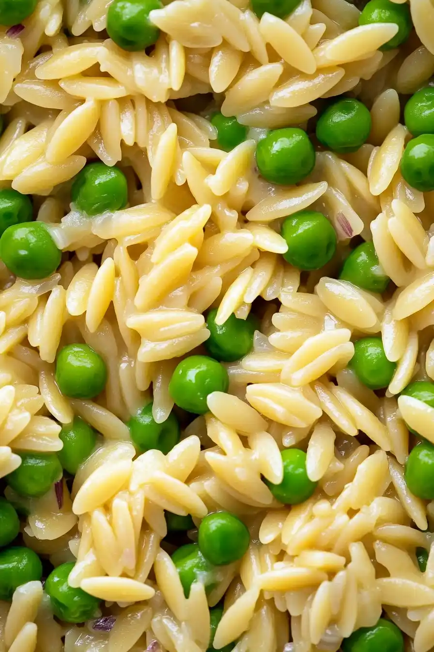 Best Orzo with Peas