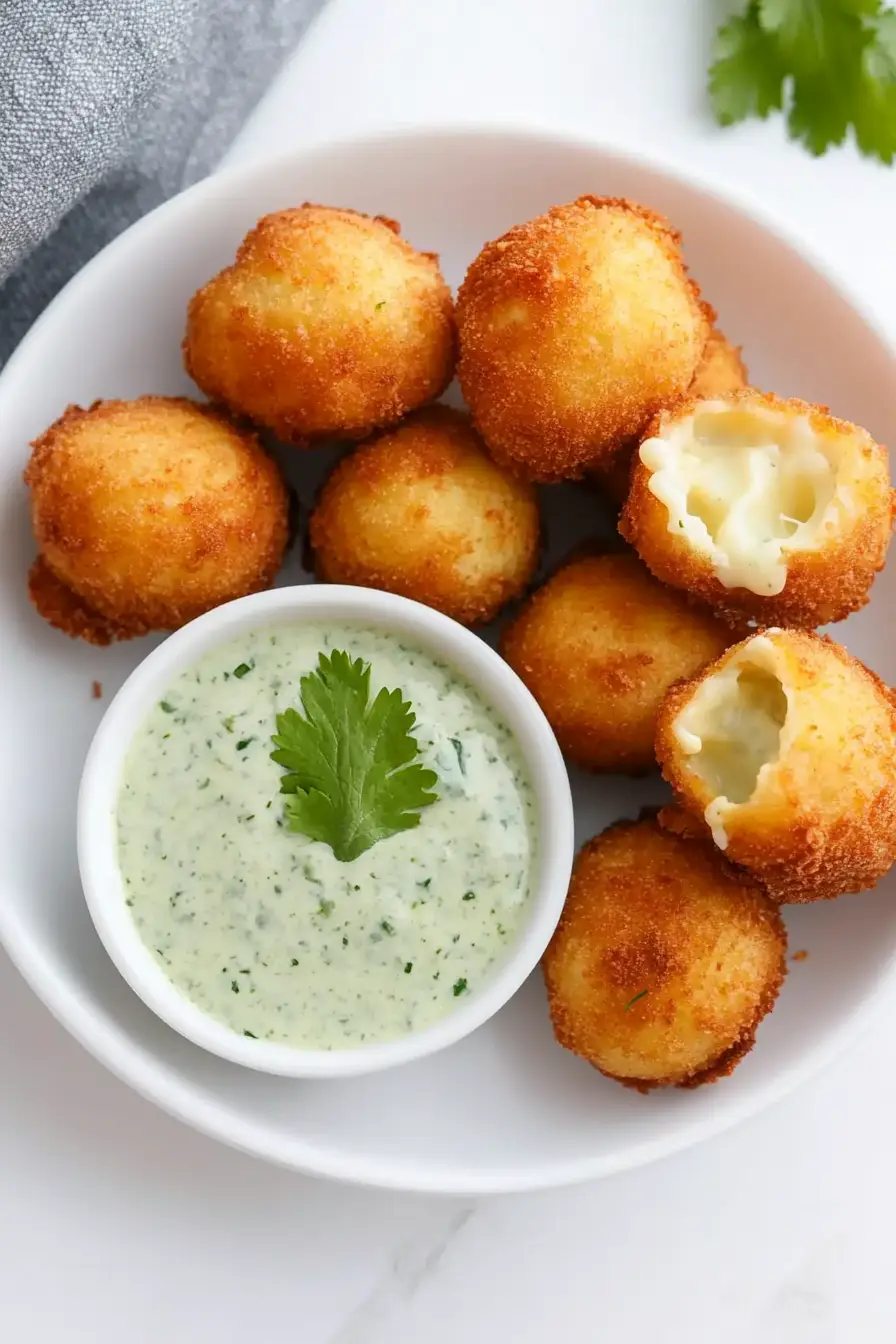 Delicious Cheese Stuffed Yuca Balls