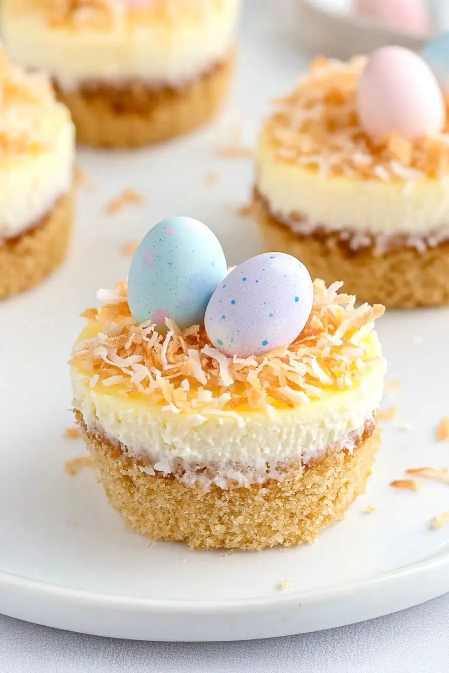 Best Mini Easter Cheesecakes