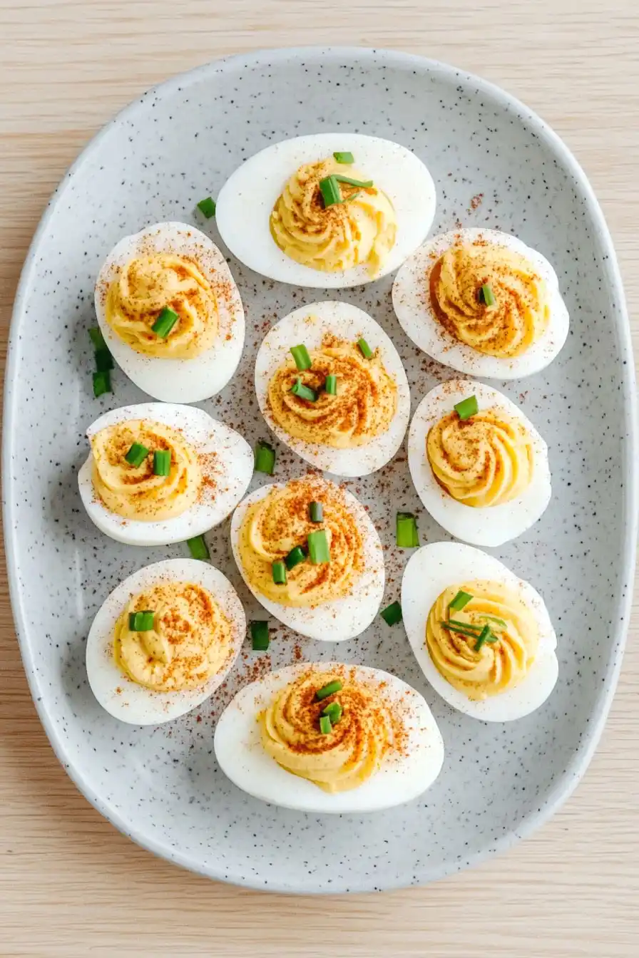 Savory Deviled Eggs No Relish