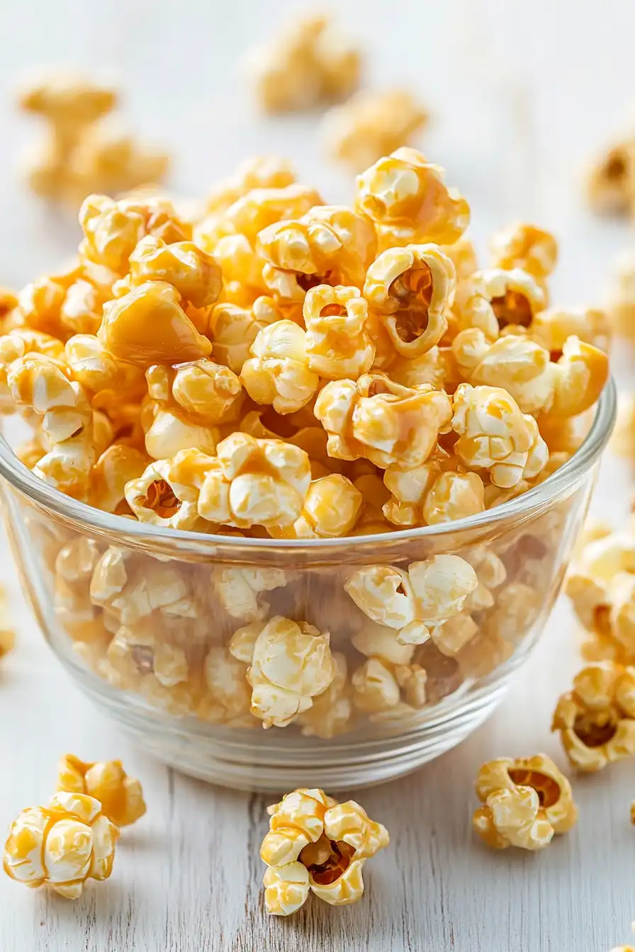 Crunchy Caramel Corn Without Corn Syrup