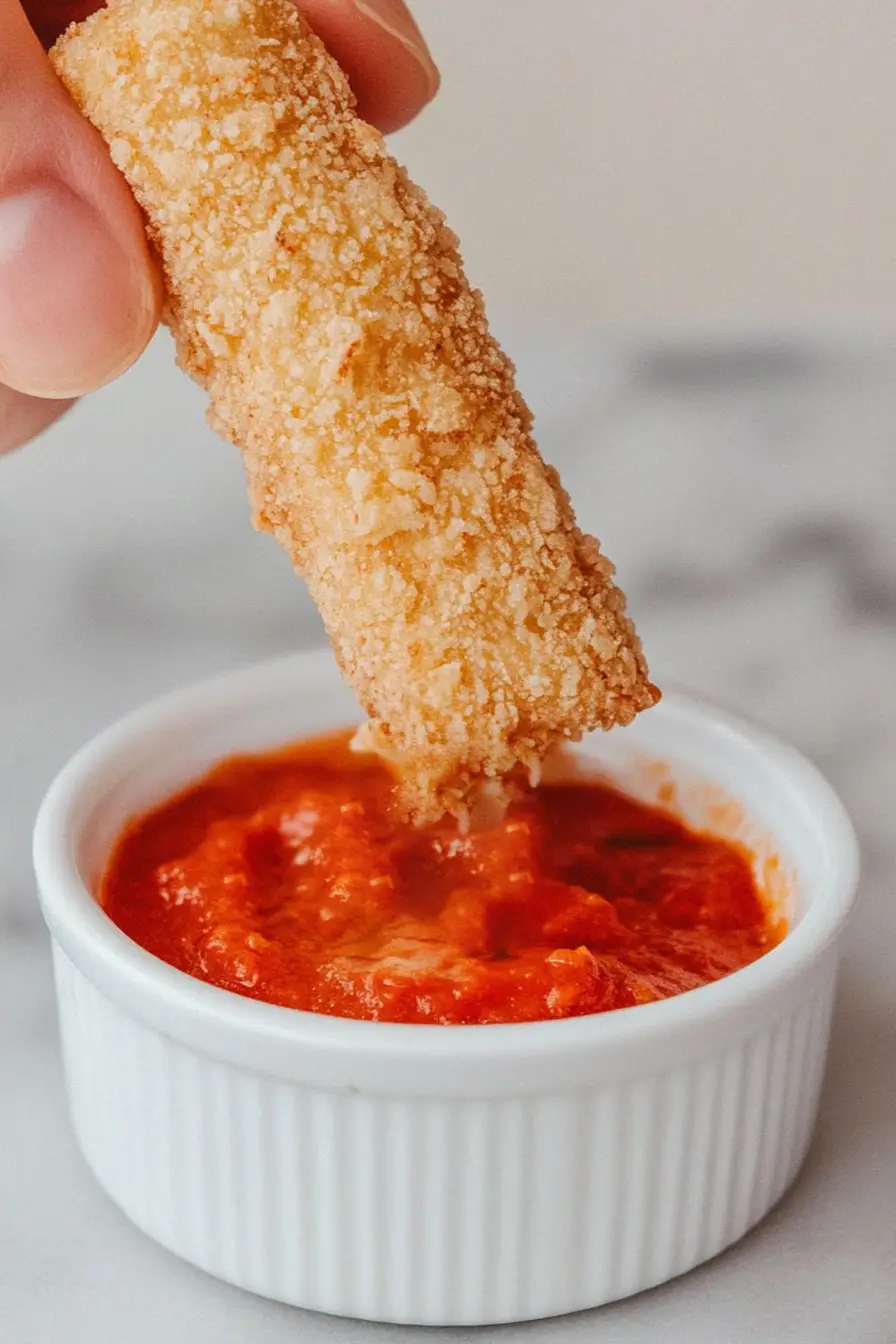 Homemade Beer Battered Mozzarella Sticks