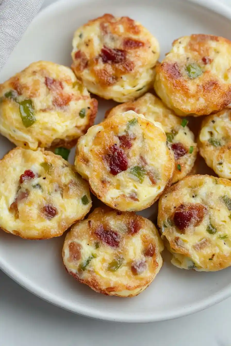 Spicy Jalapeno Popper Egg Bites