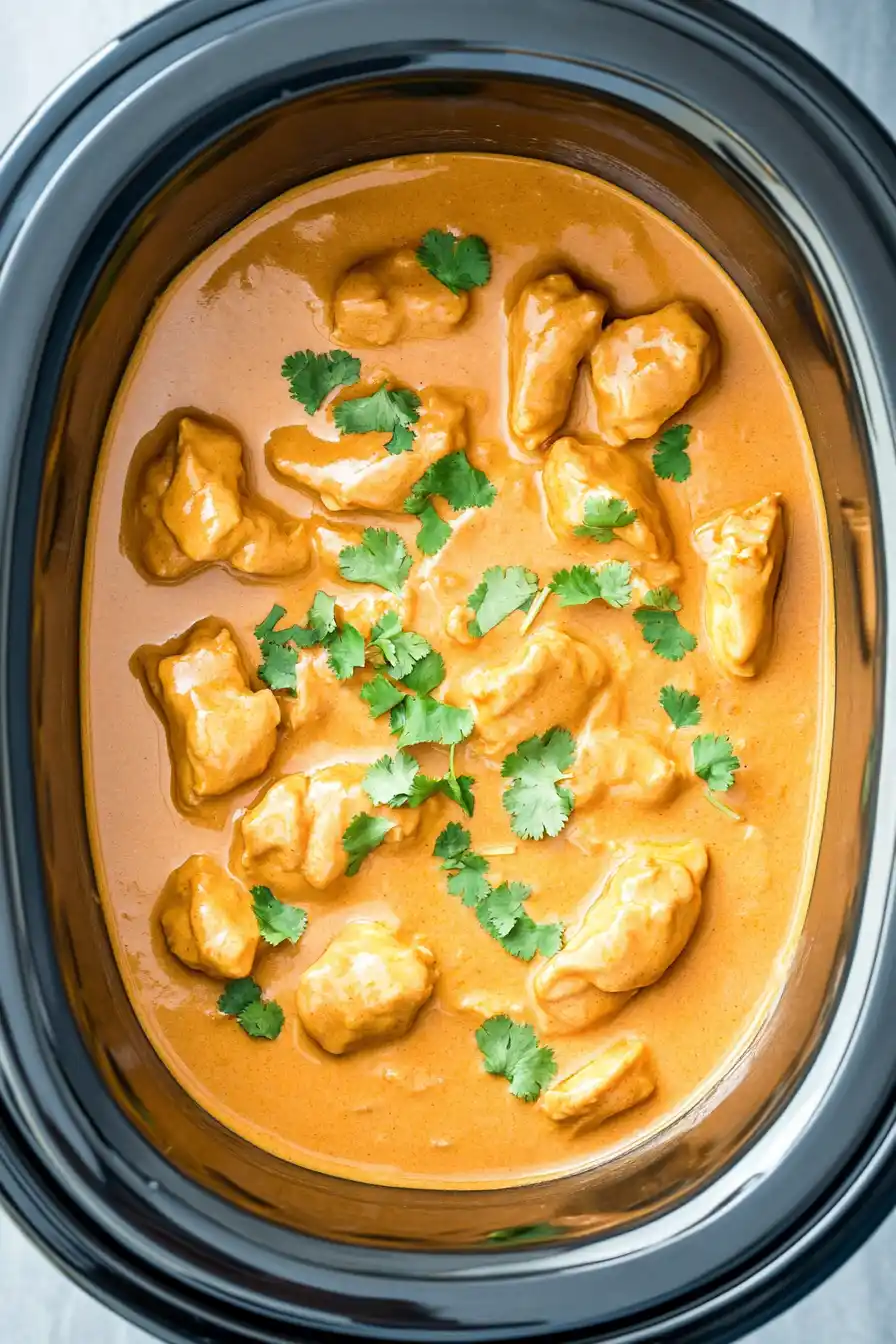 Easy Slow Cooker Butter Chicken