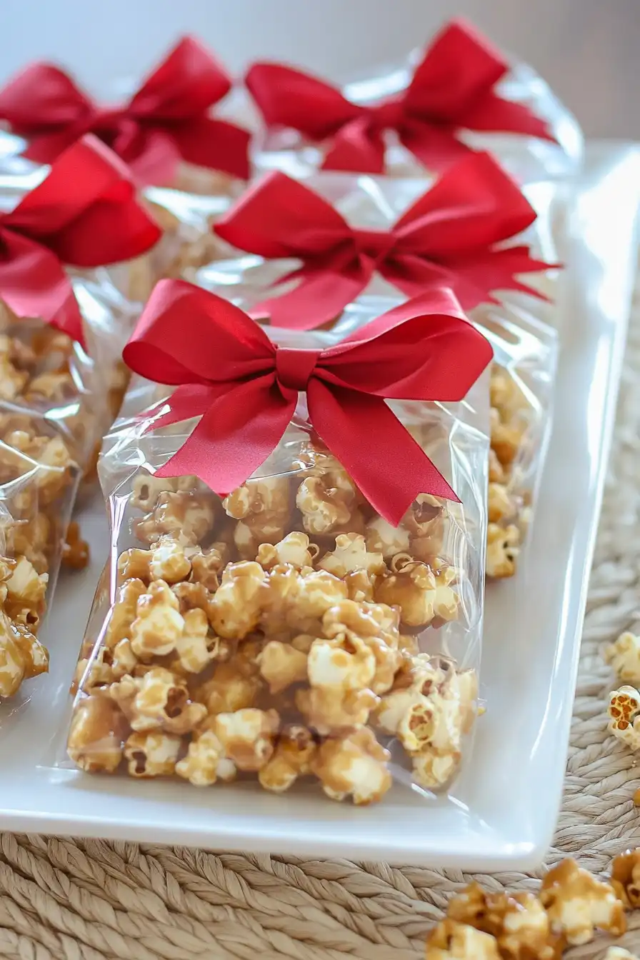Homemade Christmas Gift Caramel Corn
