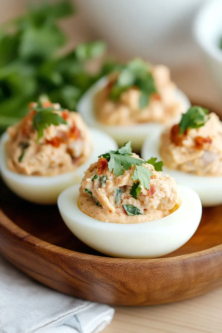 Easy Turkey Deviled Eggs
