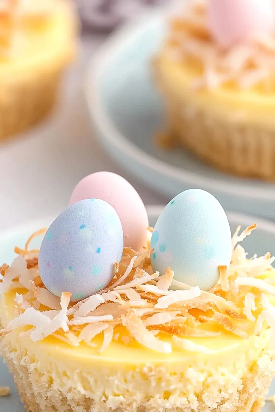 Best Mini Easter Cheesecakes