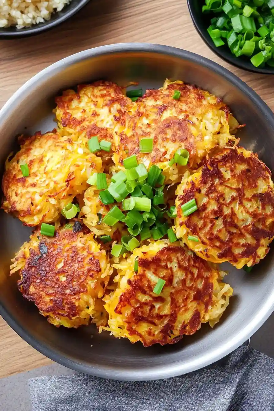 Savory Spaghetti Squash Fritters