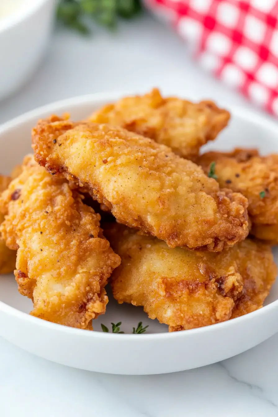 Juicy Deep Fried Chicken Tenders
