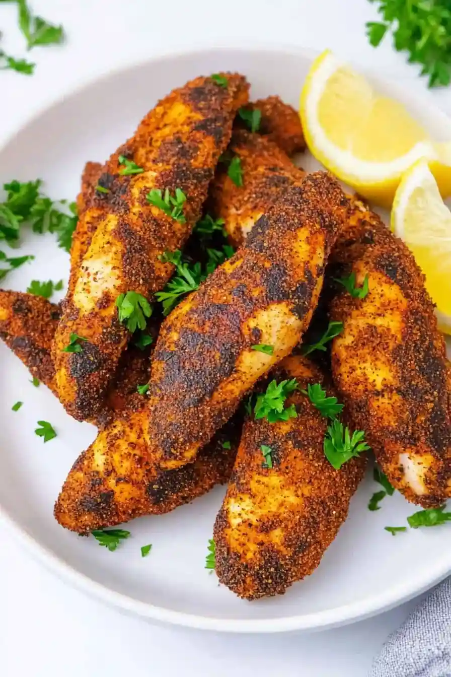 Flavorful Air Fryer Unbreaded Chicken Tenders