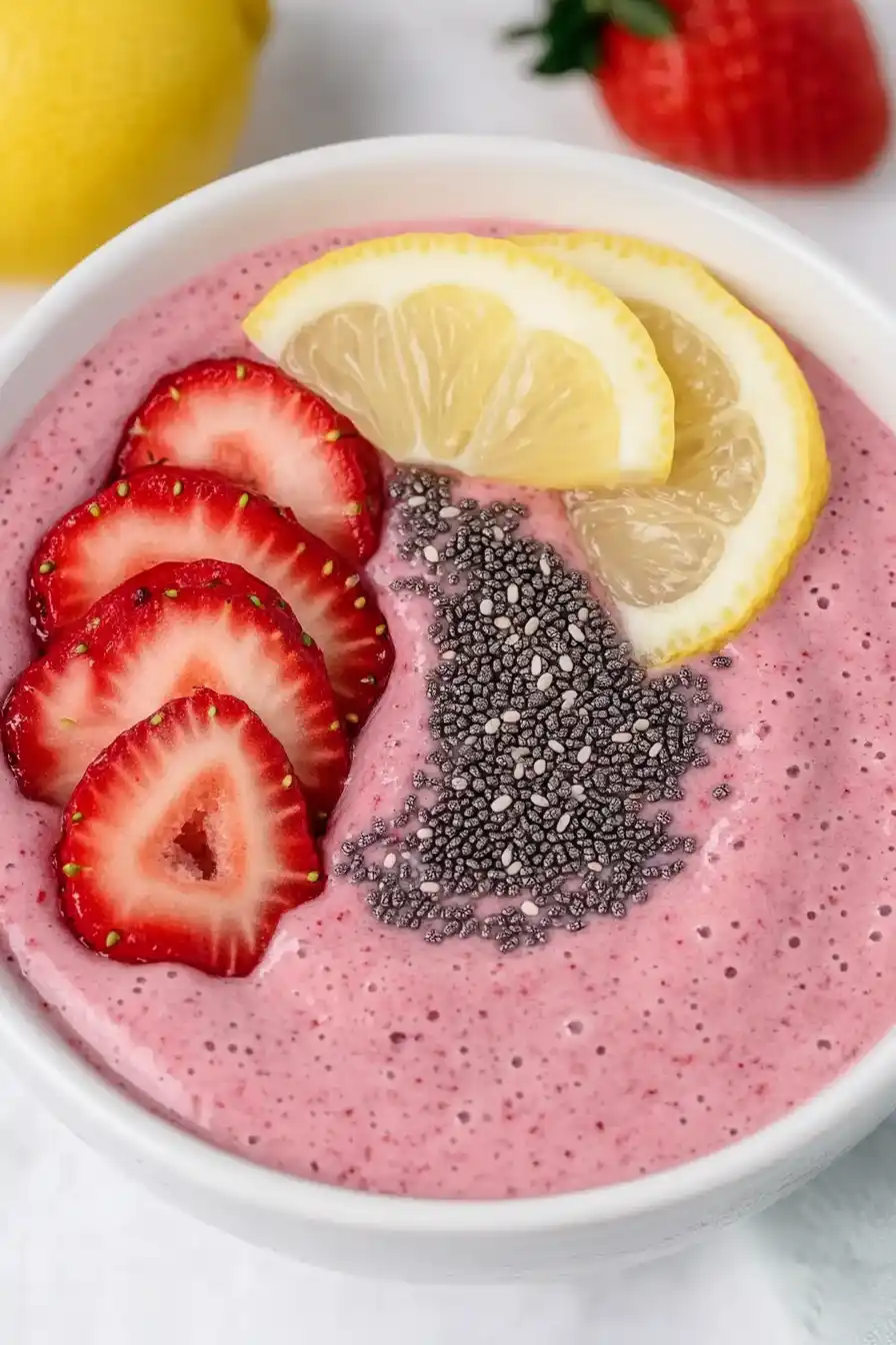 Tasty Pink Lemonade Smoothie Bowl