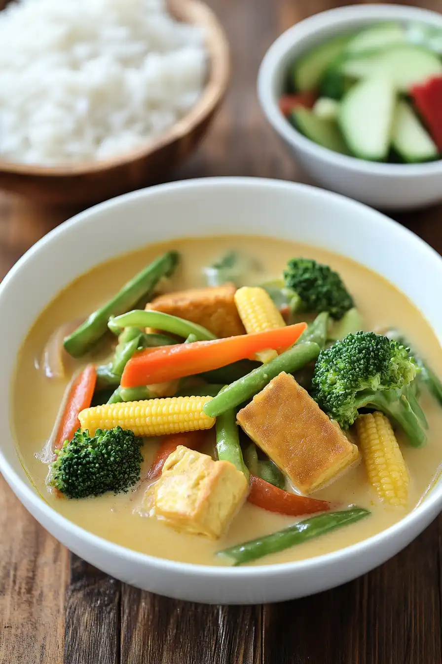 Healthy Vegetarian Yellow Curry