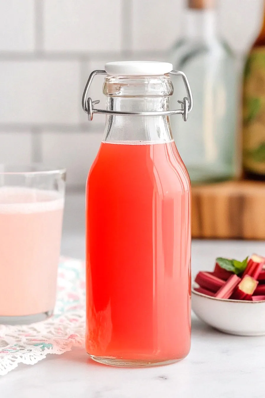 Simple Rhubarb Syrup