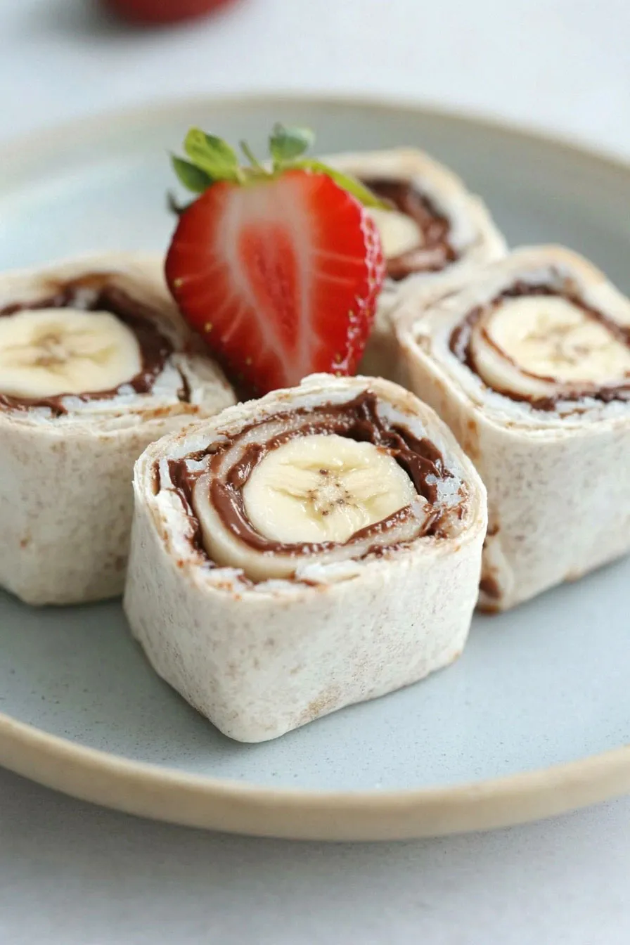 Delicious Nutella Banana Sushi Rolls