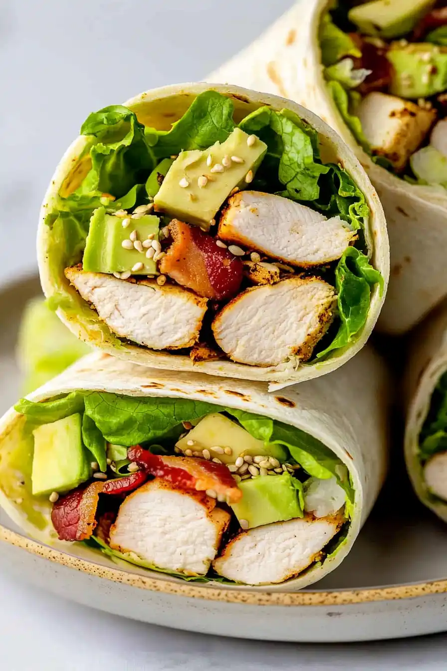 Low Carb High Protein Chicken Wrap