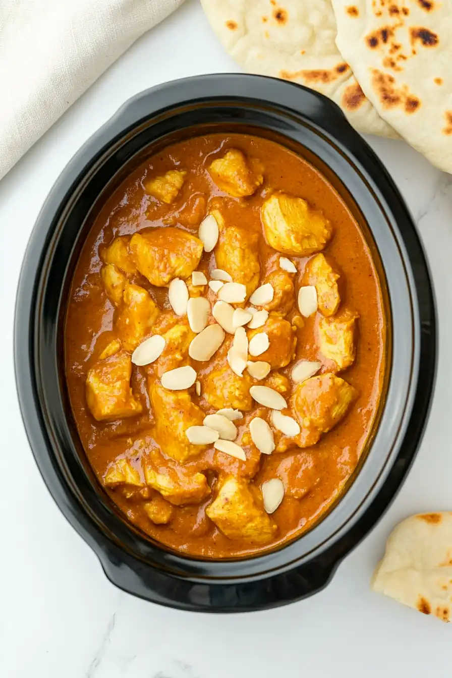 Spicy Crockpot Chicken Korma