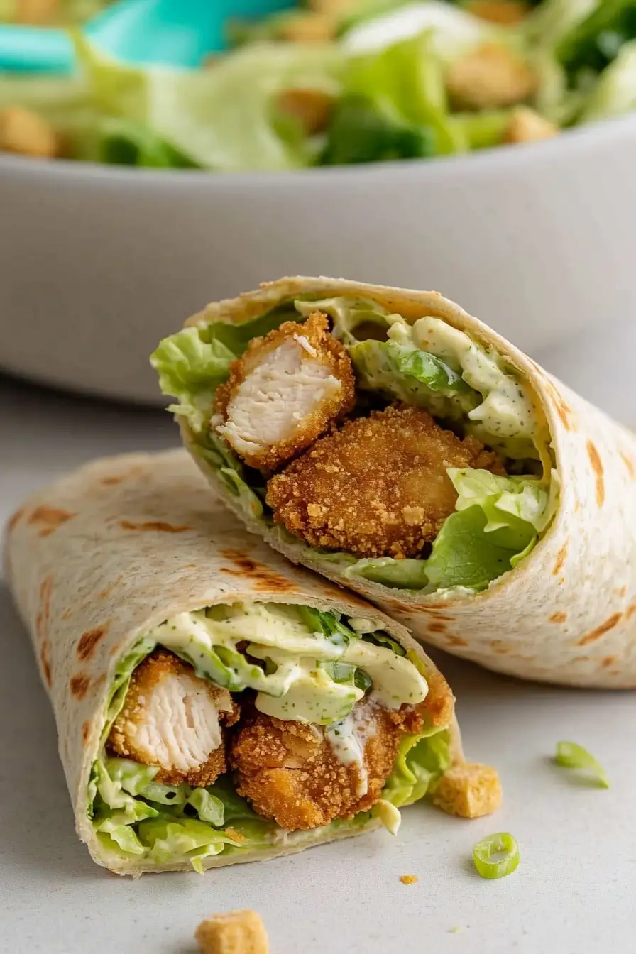 Simple Chicken Nugget Wrap