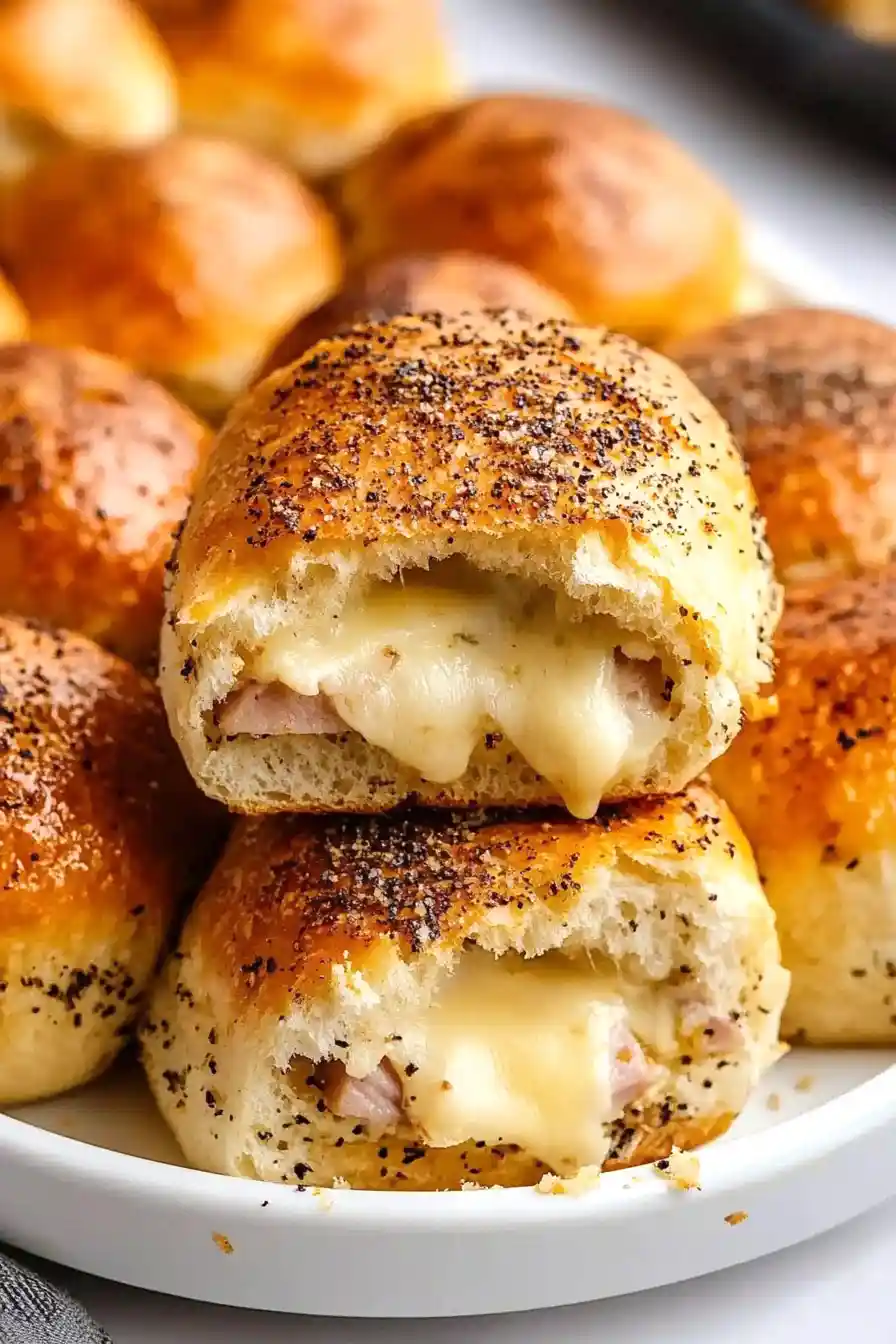 Easy Ham and Cheese Sliders for Party