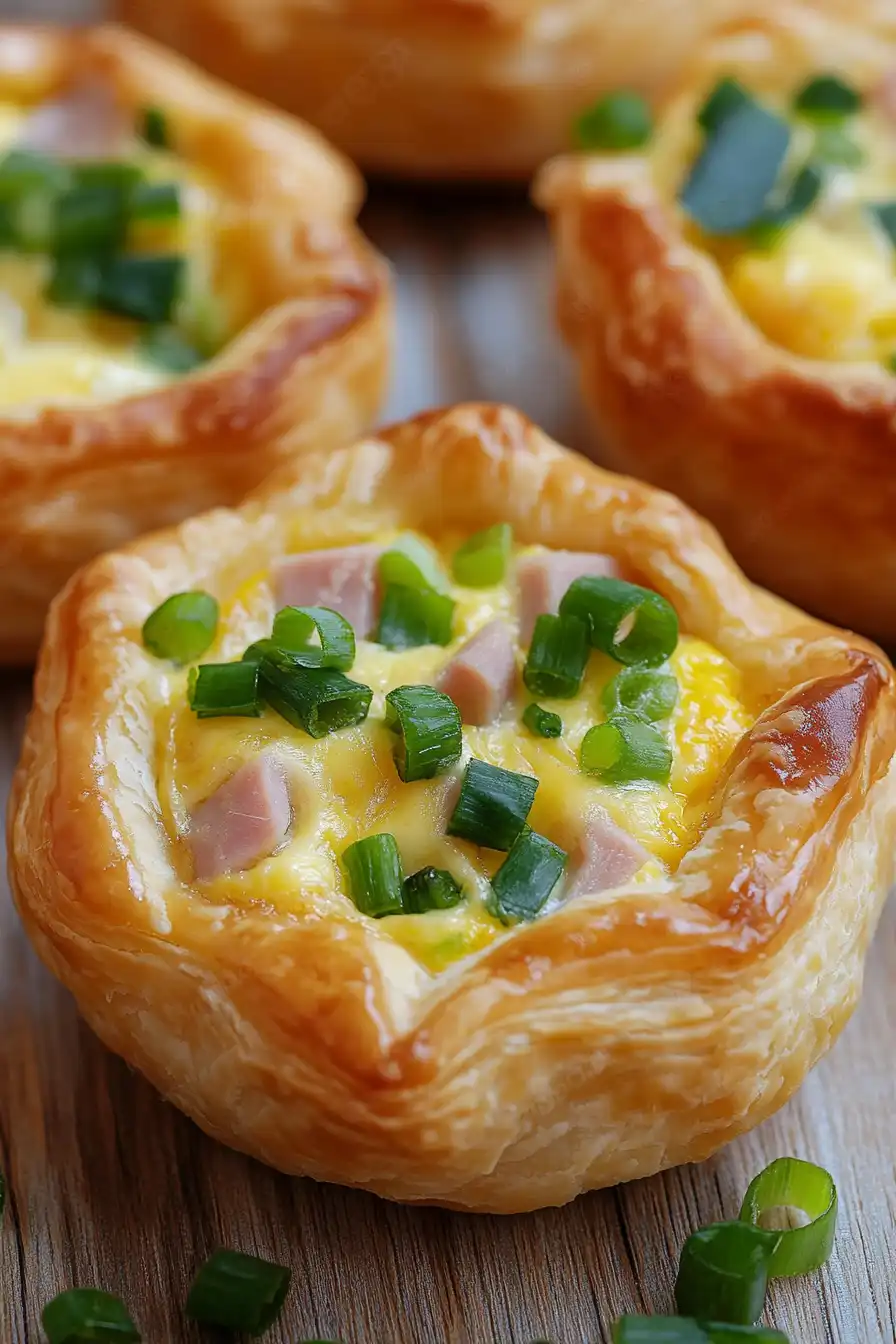 Easy Puff Pastry Mini Quiches
