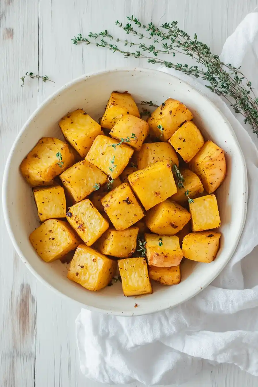 Quick Oven Roasted Rutabaga