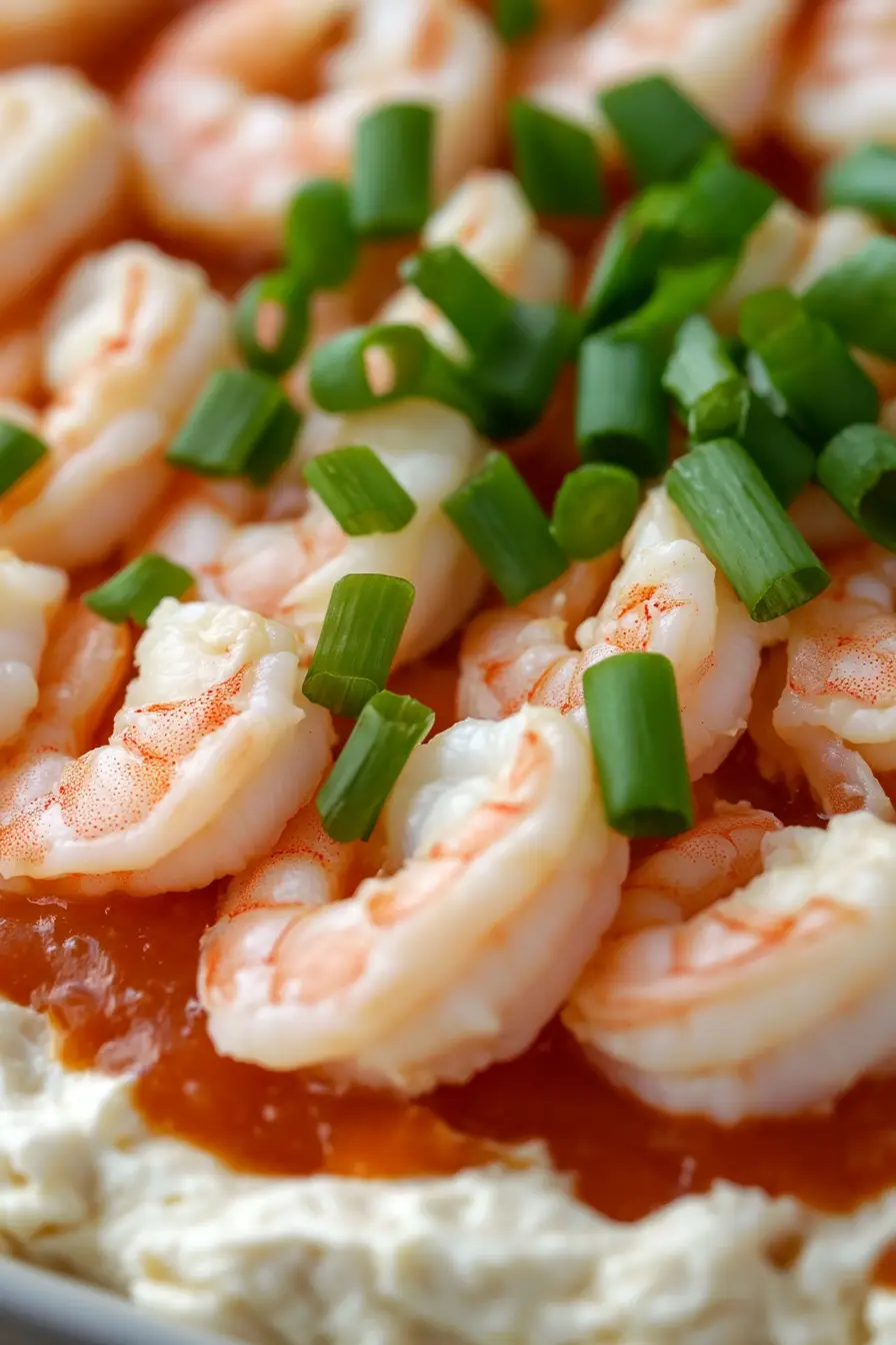 Easy Layered Shrimp Cocktail Dip