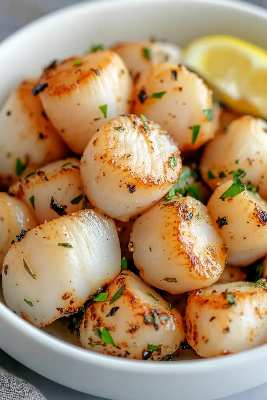 Tasty Pan Seared Bay Scallops