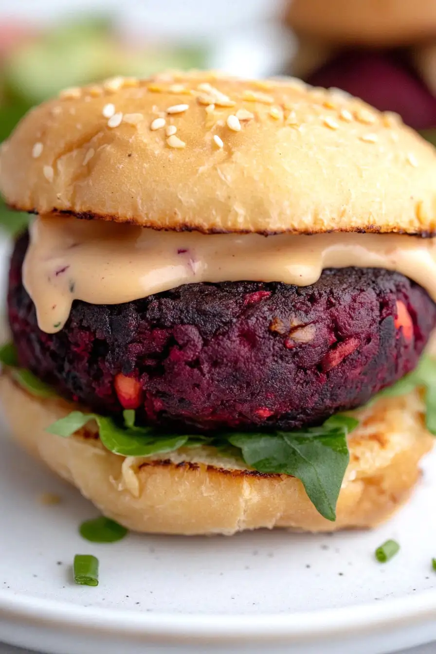 Healthy Beet Burger Recipe