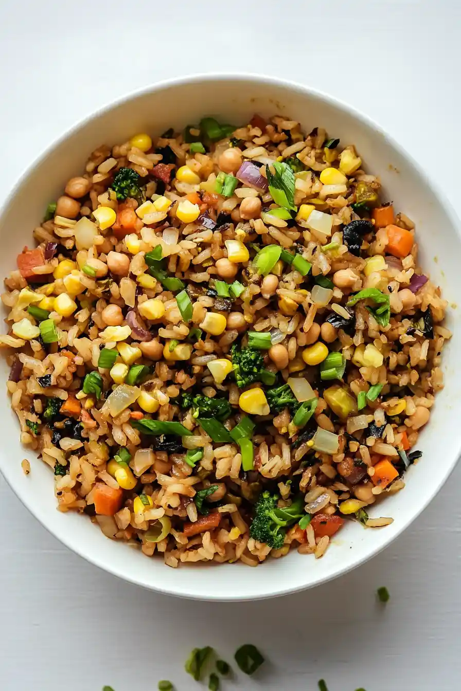 Delicious Vegetarian Fried Rice