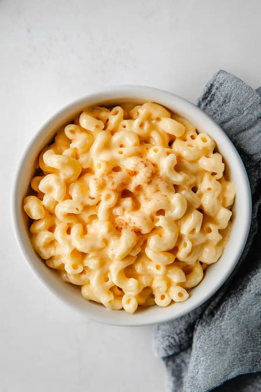 Simple Rice Cooker Mac and Cheese